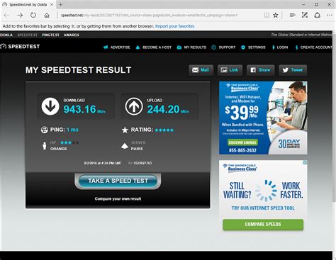 Show Off Your Internet Speed Page Windows Forums