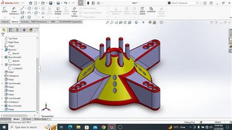 Understand Featuremanager Design Tree Of Solidworks Solidworks Btech Tutorial Cam Cad Youtube