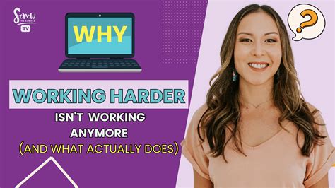 How To Work Smarter Not Harder In Business A Minimalist Guide Screw