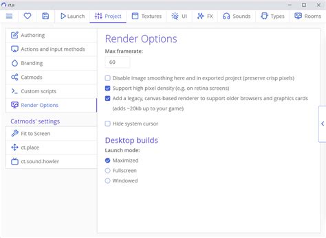 無料で2dゲームが作れるシンプルデザインのゲームエディタ「ctjs」を使ってみた Gigazine