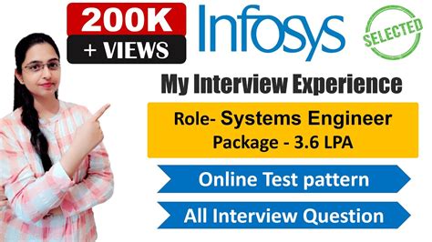 Infosys Interview Experience Interview Questions Role Systems Engineer SELECTED YouTube