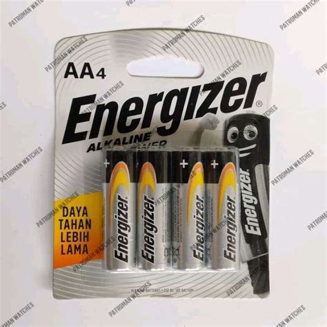 Promo Batu Baterai Energizer Alkaline Power Aa A E Lr V Asli Isi