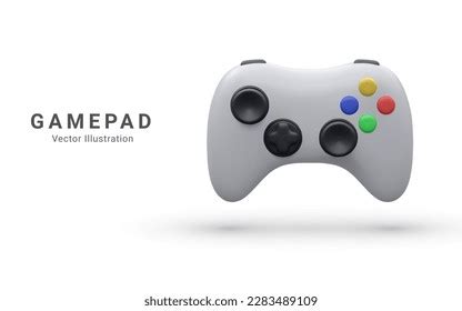 Game Controller Vector White Joystick Vector Stock Vector Royalty Free Shutterstock