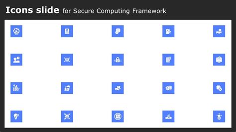 Icons Slide For Secure Computing Framework Designs Pdf