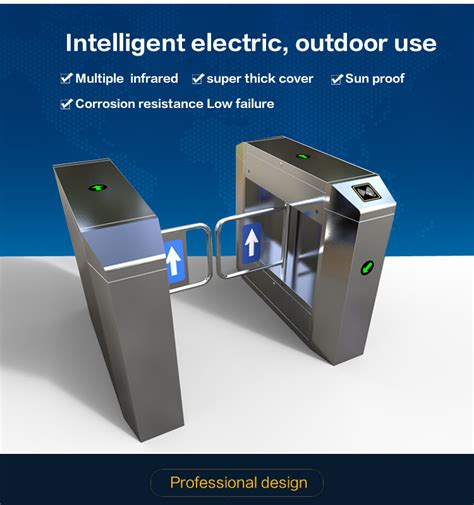 New Arrival Access Control Rfid Optical Turnstile Swing Gate Turnstile Barrier For Pedestrian