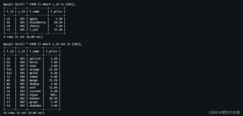 Sql运算符详解：算术、比较与非符号操作 Csdn博客