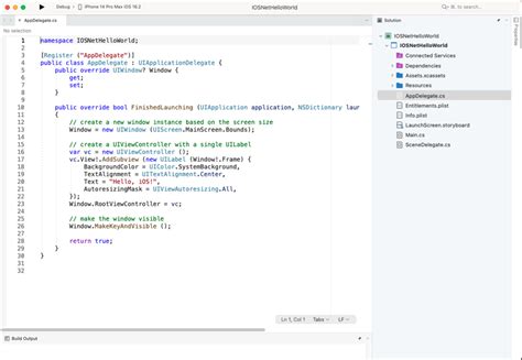 Create Apps For IOS With NET