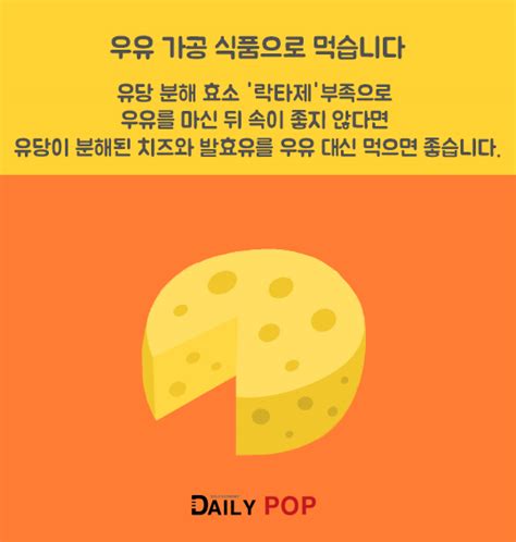 생활tip 몸에 좋은 우유 꾸준히 먹어요 데일리팝