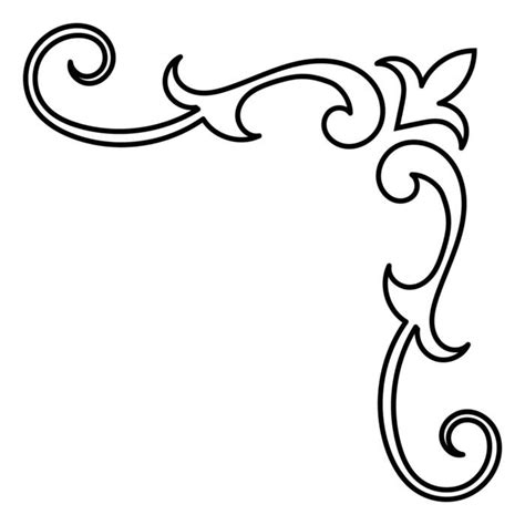 Page 2 Decorative Corner Scroll Vector Art Icons And Graphics For Free Download