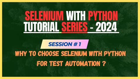 1 Introduction Why To Choose Selenium With Python For Test