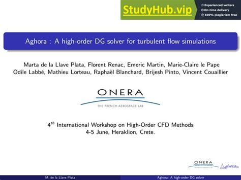 Aghora A High Order Dg Solver For Turbulent Flow Simulations Pdf