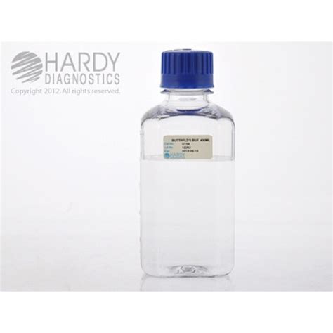 Hardy Diagnostics Butterfields Phosphate Buffer 500ml Fill 500ml