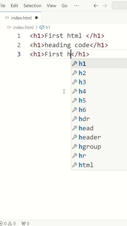 Html Make Problem Learn Code Heading Web H1 Page Youtube