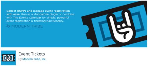free wordpress plugin event tickets