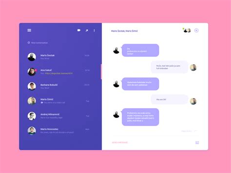 Dribbble chat module candy ui challenge week by mario sestak png by Mario Šestak