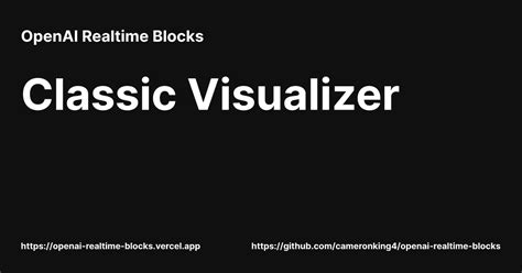 Classic Visualizer Classic Visualizer