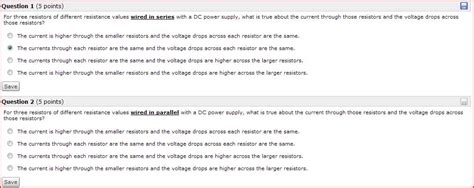 Solved For Three Resistors Of Different Resistance Values Chegg Com