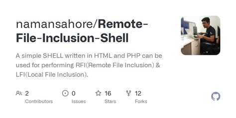 Github Namansahoreremote File Inclusion Shell A Simple Shell