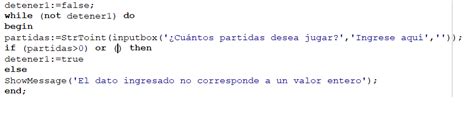 Delphi Validar Datos De Un Inputbox Mediante Ciclos Delphi 7