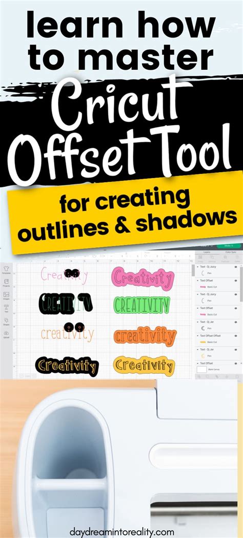 How To Use The Offset Tool In Cricut Design Space Make Outlines