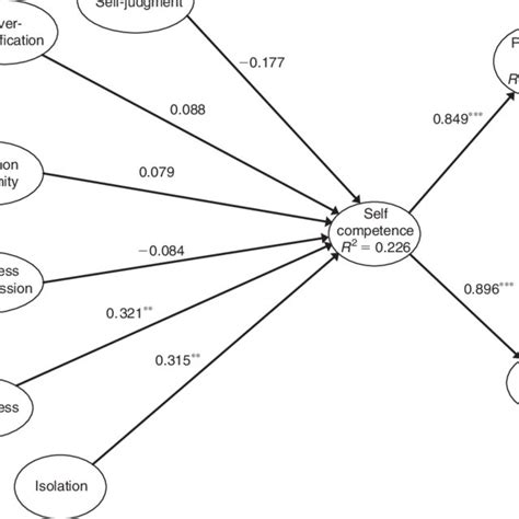 Partial Least Squares Pls Path Model Of The Relationships Between The