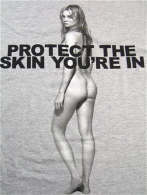 Alison Lohman Naked Ass On Marc Jacobs Protect Your Skin T Shirt No Date LQ Phun Org