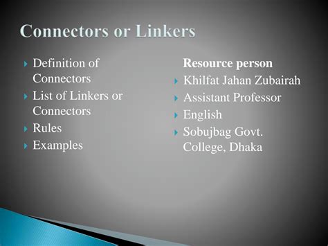 SOLUTION: English class part 4 connectors part i pdf - Studypool