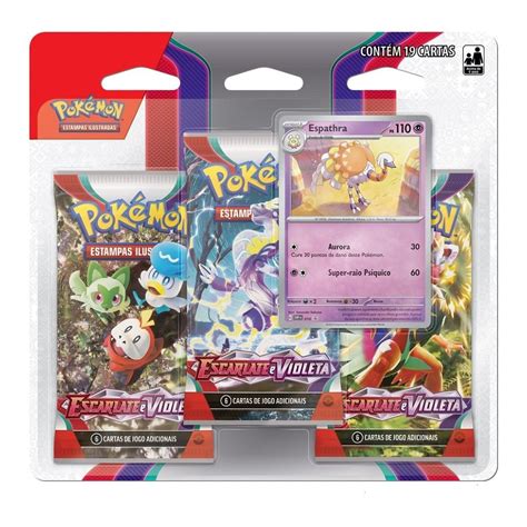 Pokémon Blister Triplo Espathra Copag Toymania