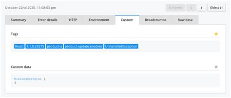 Custom Data And Tags · Raygun Docs