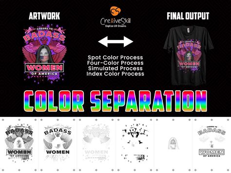 what is color separation for screen printing cre8iveskill medium