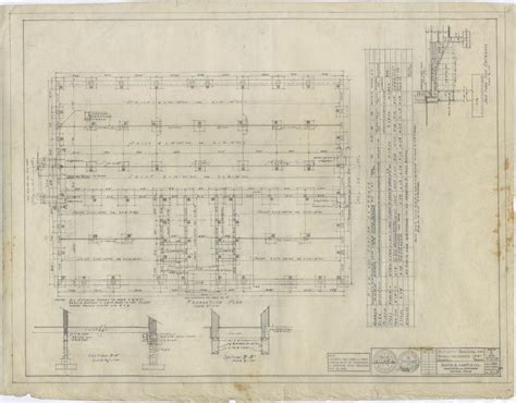 Activity Building Haskell Texas Foundation Plan Part 1 Of 2 The Portal To Texas History