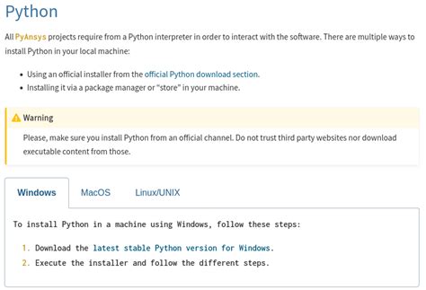 Implement Custom Style For Sphinx Tabs · Issue 50 · Ansysansys Sphinx Theme · Github