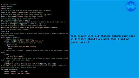Learn Python With Projects Python Projects Number Guessing Game In Python Youtube