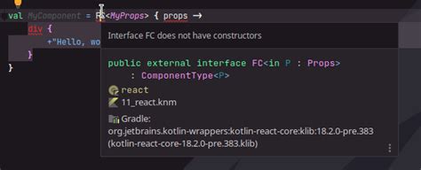 Documentation For Kotlin React · Issue 1266 · Jetbrainskotlin Wrappers · Github