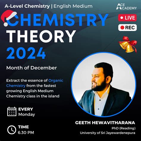 Chemistry Theory Organic Chemistry December By Dr Geeth Hewavitharana Ace Academy