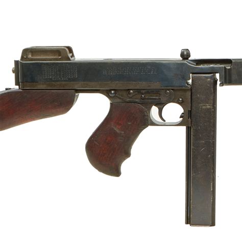 Original U S Wwii Thompson M1928a1 Display Submachine Gun Serial No S International Military