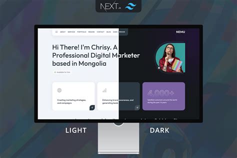 Nemu Tailwind Nextjs Personal Portfolio Template