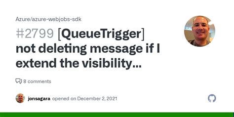 [queuetrigger] not deleting message if i extend the visibility timeout