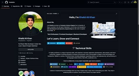 khalid ali khan on linkedin github githubprofile developercommunity