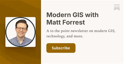 Modern Gis With Matt Forrest Substack