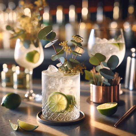 Eucalyptus Breeze Refreshing Cocktail With Eucalyptus Citrus And Sweetness