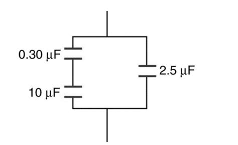 Solved Calculate The Total Effective Capacitance Ctot Of The Chegg Com
