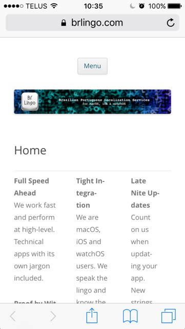 Menu Alignment And Table Display Forums