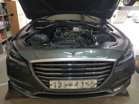 제네시스 G80 미세 진동 미세 떨림 흡기 밸브 호두 가루 클리닝 점화 플러그 점화 코일 바깥 벨트 세트 프레스톤