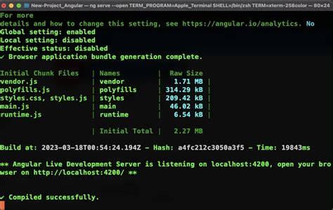 como crear un proyecto en angular