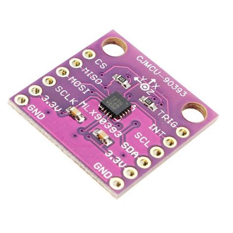 cjmcu 90393 mlx90393 digital 3d hall sensor displacement angle rotate