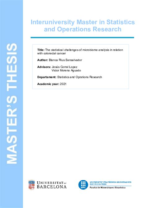 pdf the statistical challenges of microbiome analysis in relation