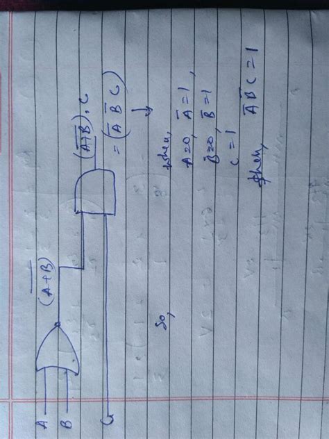 in the circuit given a b and c are inputs and y is the output the