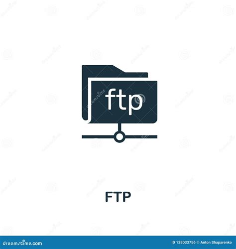Ftp Icon Premium Style Design From Web Hosting Icon Collection Pixel Perfect Ftp Icon For Web