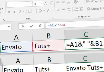 How To Concatenate In Excel To Combine Text Strings Envato Tuts